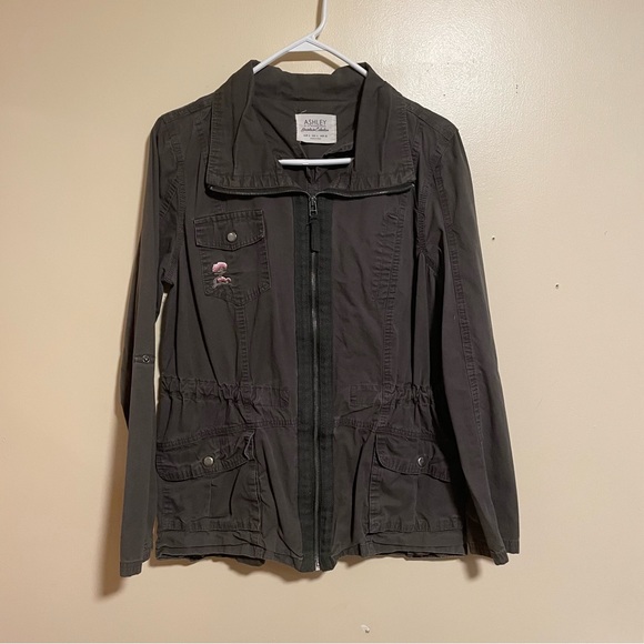 Ashley By 26 International | Jackets & Coats | Embroidered Utility ...